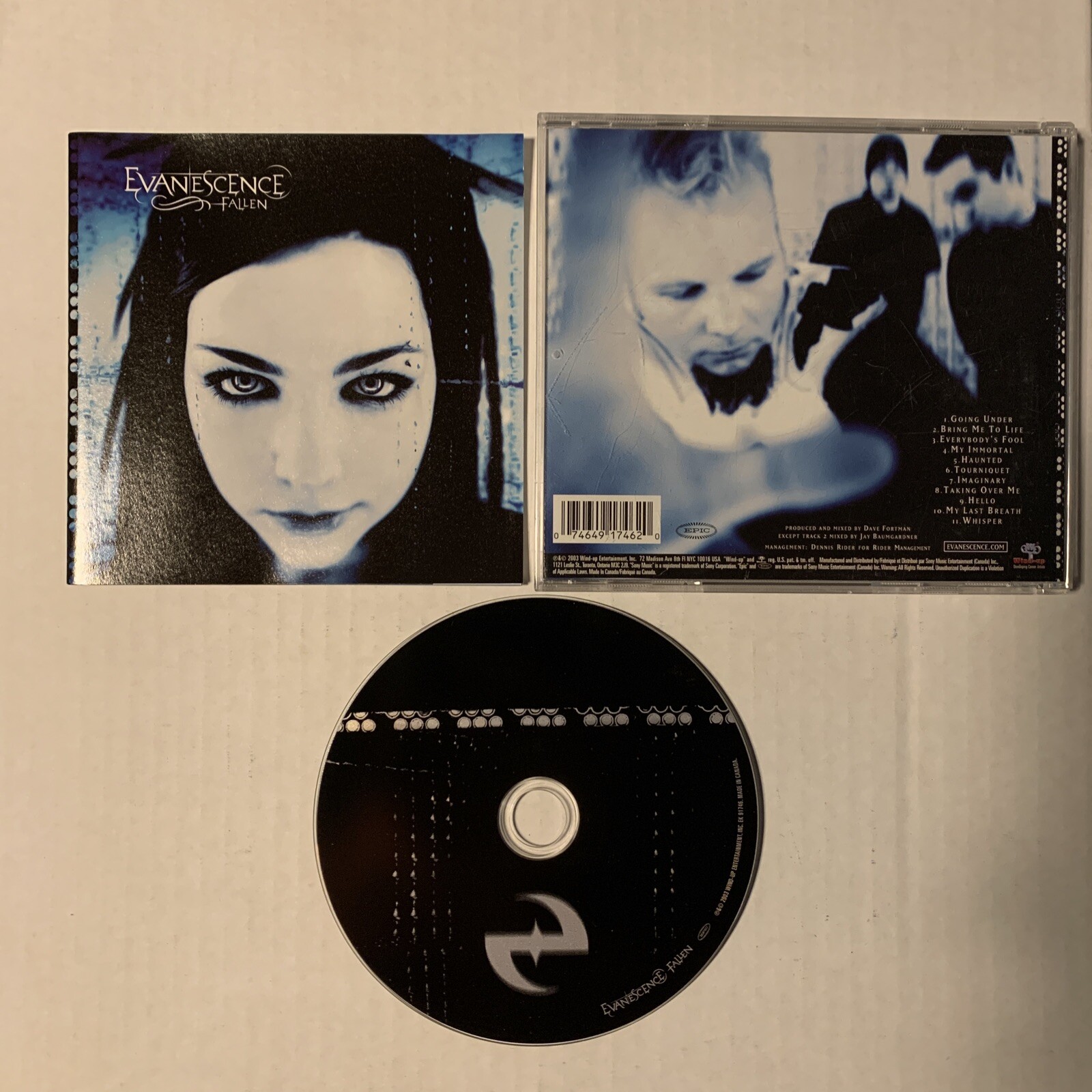 EVANESCENCE - FALLEN - Audio (CD 2003 Wind Up) - VERY GOOD | eBay