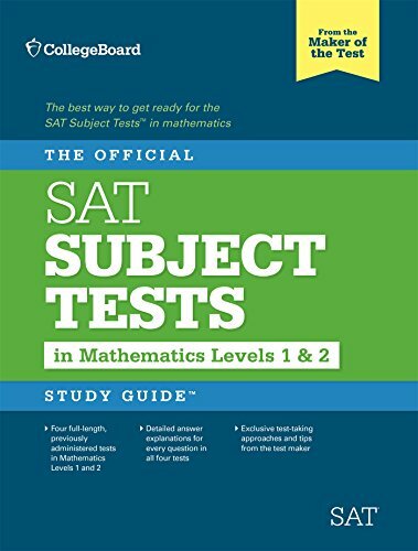 The Official SAT Subject Tests in Mathematics Levels 1 & 2 Study ...