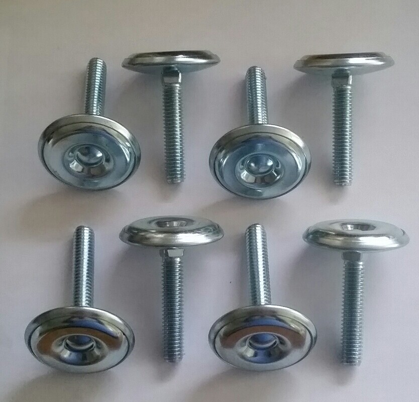 Heavy Duty 2" Zinc Leg Levelers Lot Of 8 For Pinball Machines Video ...