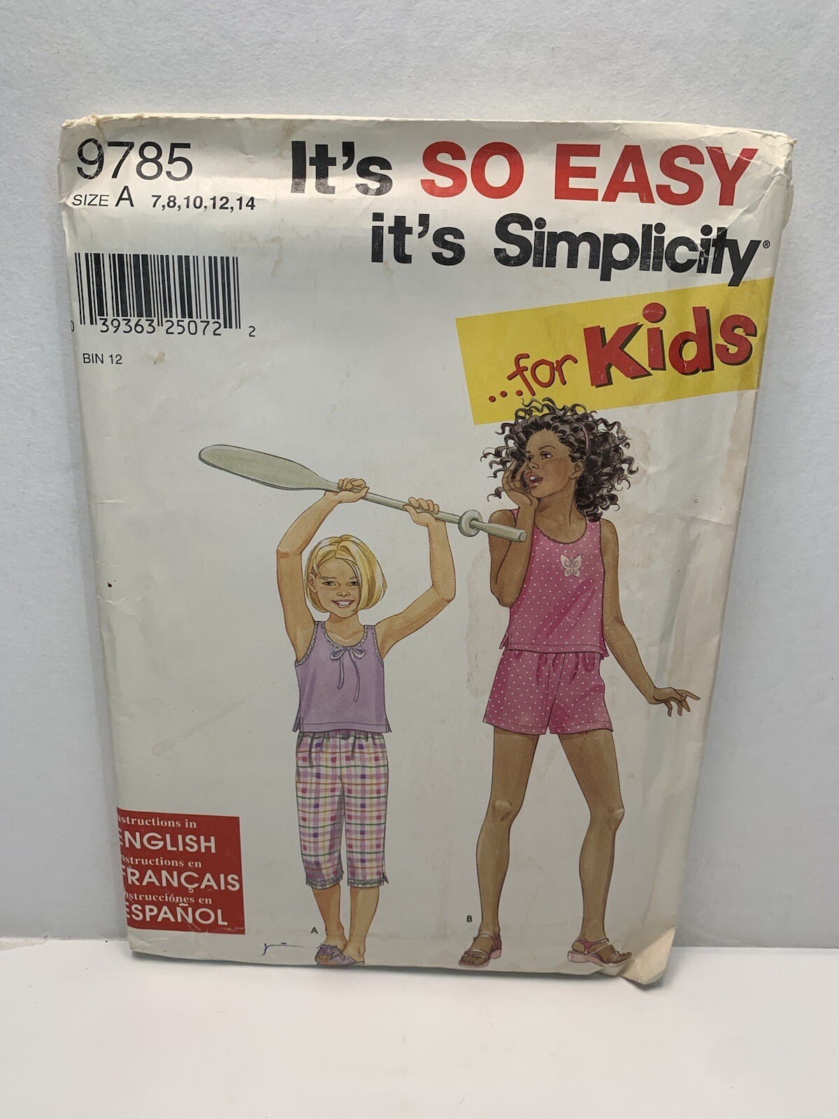 Simplicity 9785 Girl's Tops Pants Shorts Pattern 7-14 *Uncut* | eBay