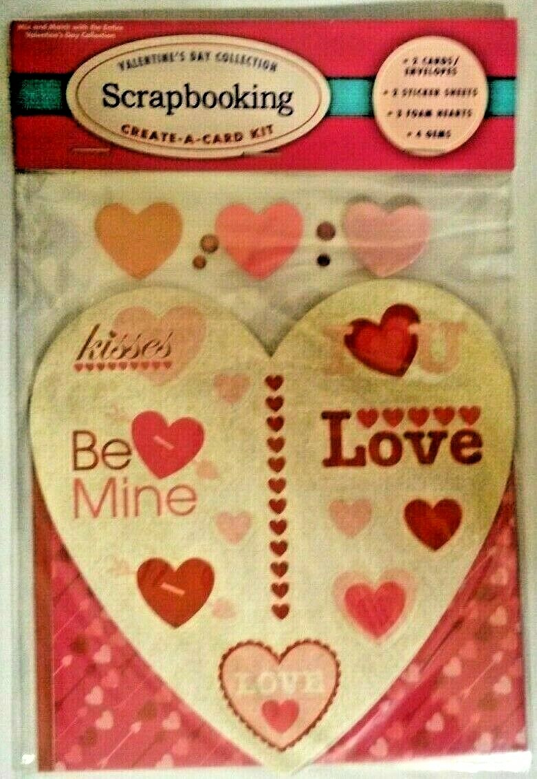 Valentine Cards, Craft-a-card kits, lot of 6, makes 12 Cards, new | eBay