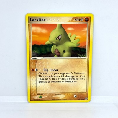 Larvitar 52/106 Ex Emerald Pokémon Card LP | eBay