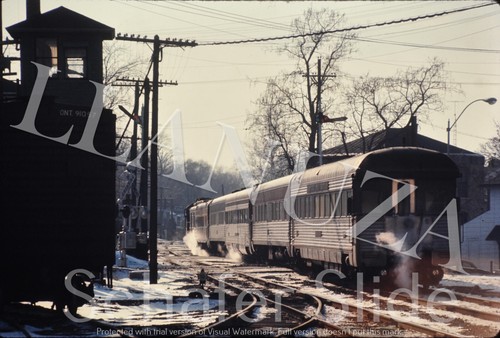 Original Slide Remounted NW Wabash Cannon Ball at Lafayette IN Jan 1970 ...