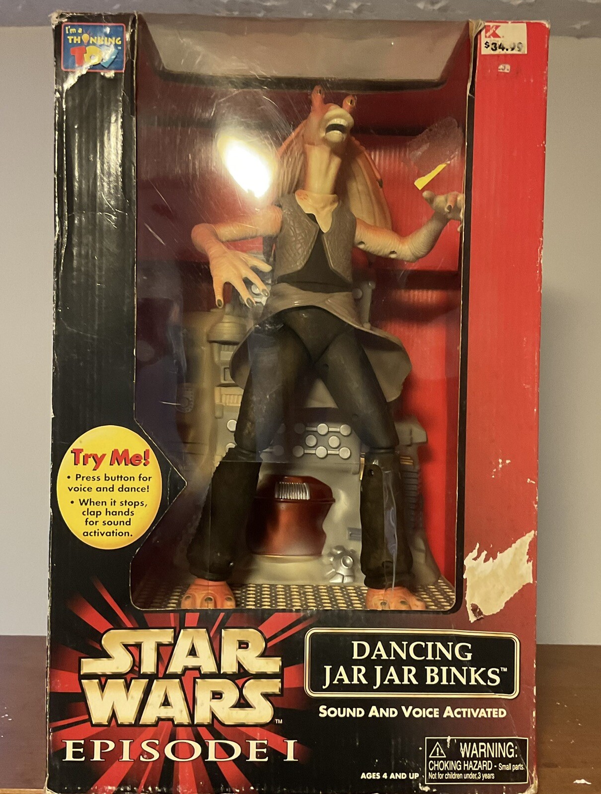 Star Wars Episode 1 Dancing Jar Jar Binks Sound and Voice Activated ...