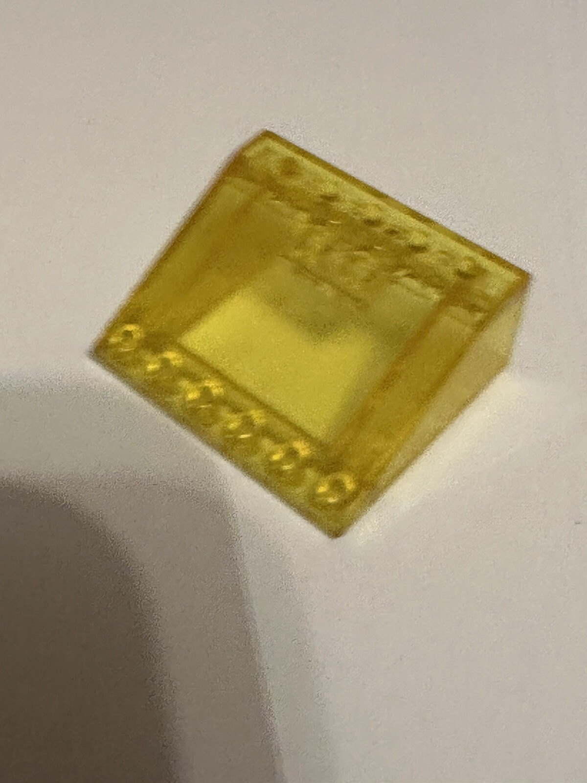 Lego 1x 4228 Trans-yellow Slope, Inverted 33 5 x 6 x 2 Space 6980 Vf/Fn ...