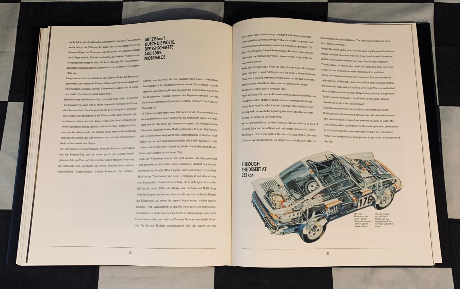 SIGNED HELMUTH BOTT & MANFRED BANTLE PORSCHE 959 ART & CAR EDITION ...