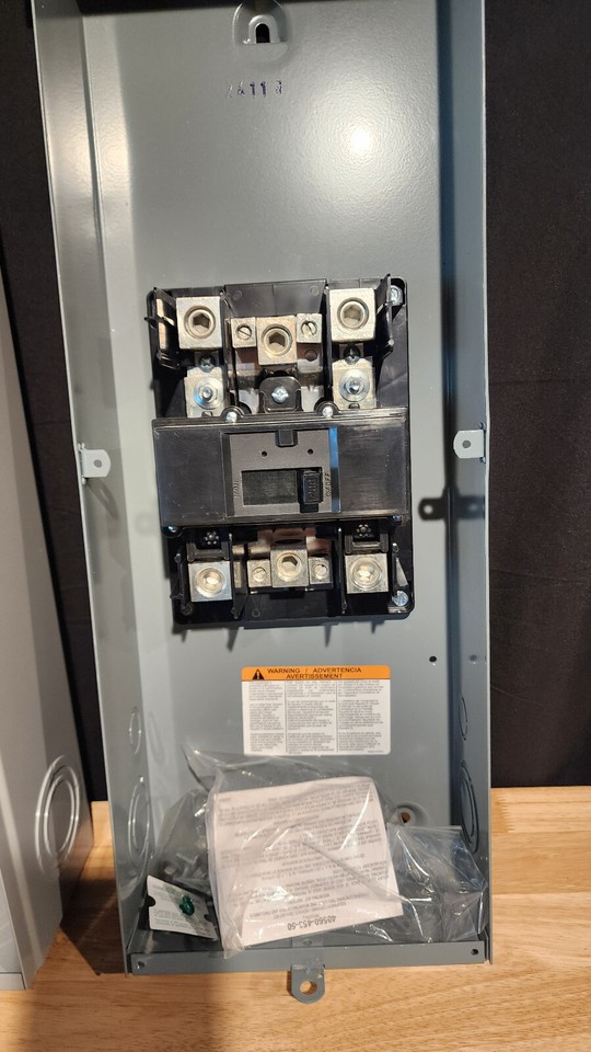 320/400a Meter Socket Base N3R Feed Thru 200A Panel & 200A Sq D ...