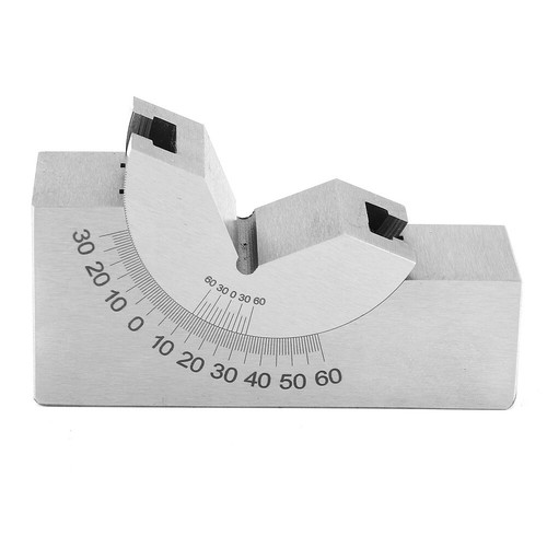 AP30 Stainless Steel Micro Adjustable Angle V Block 75x25x36 Block ...