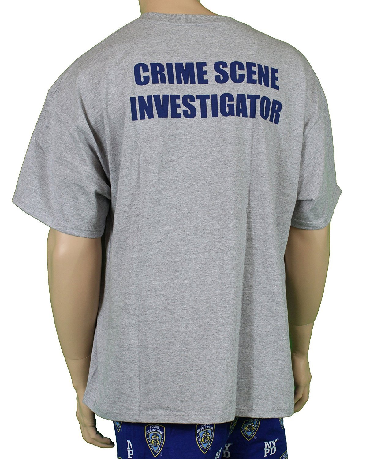 CSI New York Crime Scene Tee Investigation T-Shirt Gray | eBay