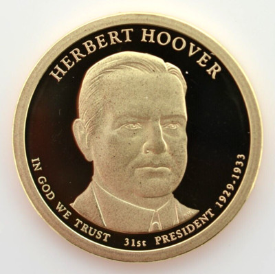 2014 Herbert Hoover Proof Presidential Dollar From Proof Set | eBay