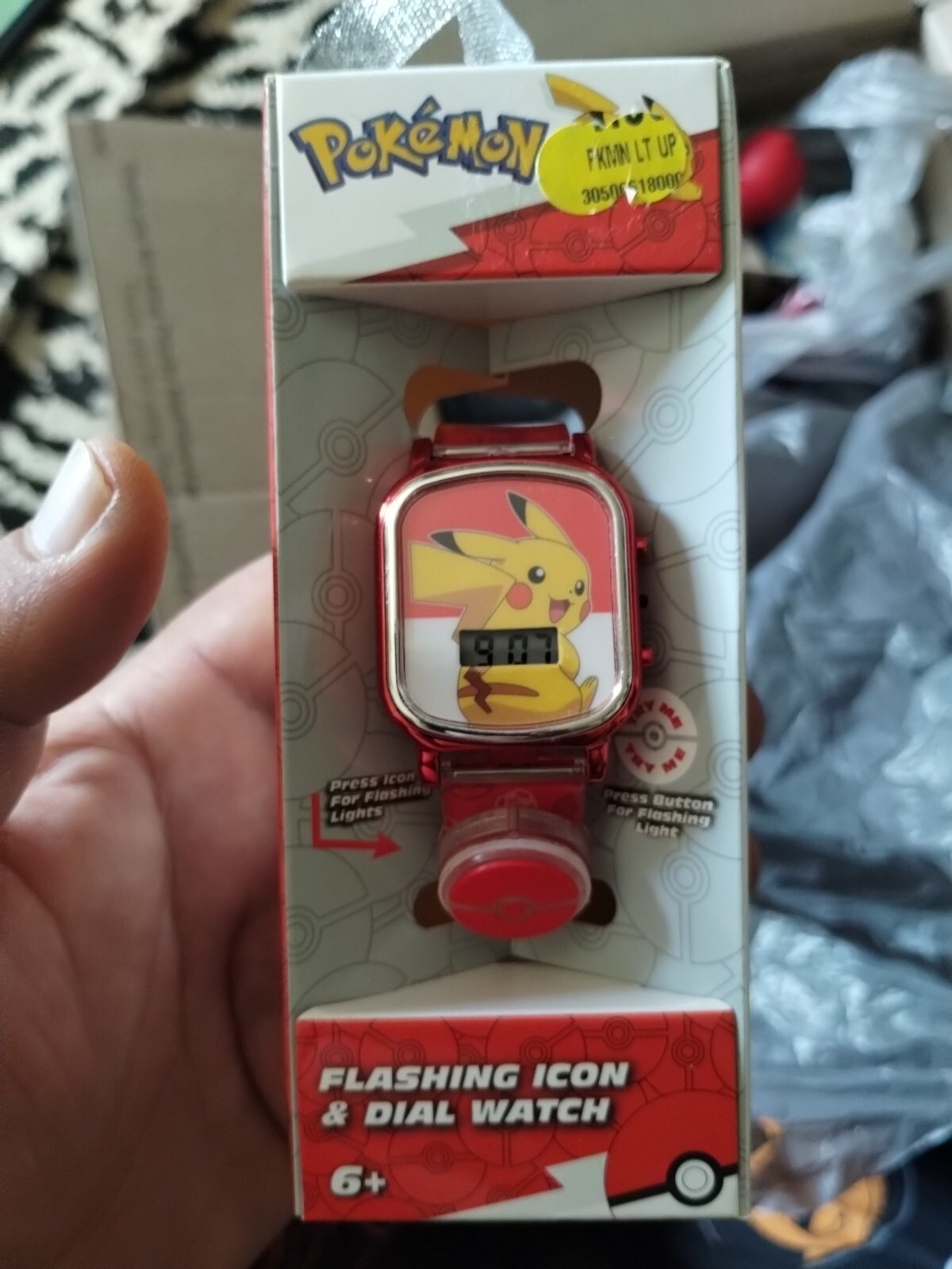 NEW Pokemon Watch, Digital, Flashing Icon and Dial, Pikachu | eBay