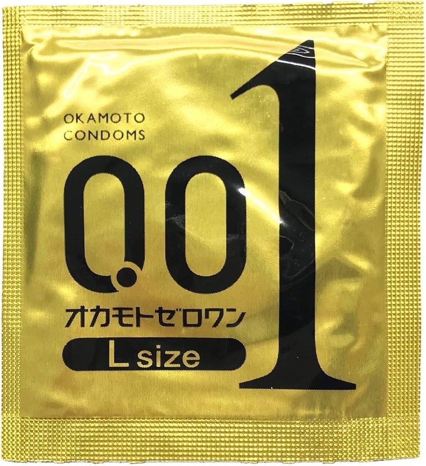 OKAMOTO 001 L Size Large Ultra thin Condom 3pc x 5 packs - from ...