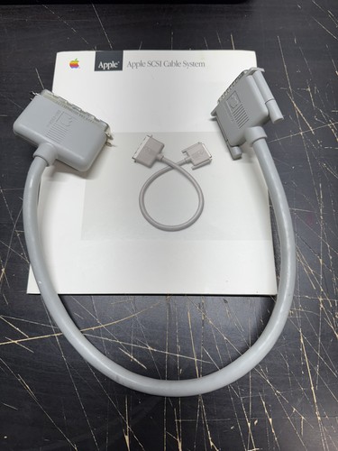 Apple SCSI Cable System With Brochure Vintage | eBay