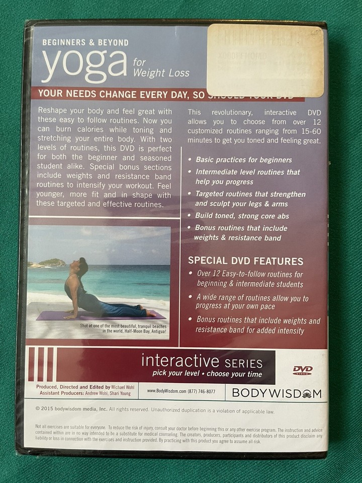 Yoga For Weight Loss for Beginners - DVD By Maggie Rhoades - New Sealed ...