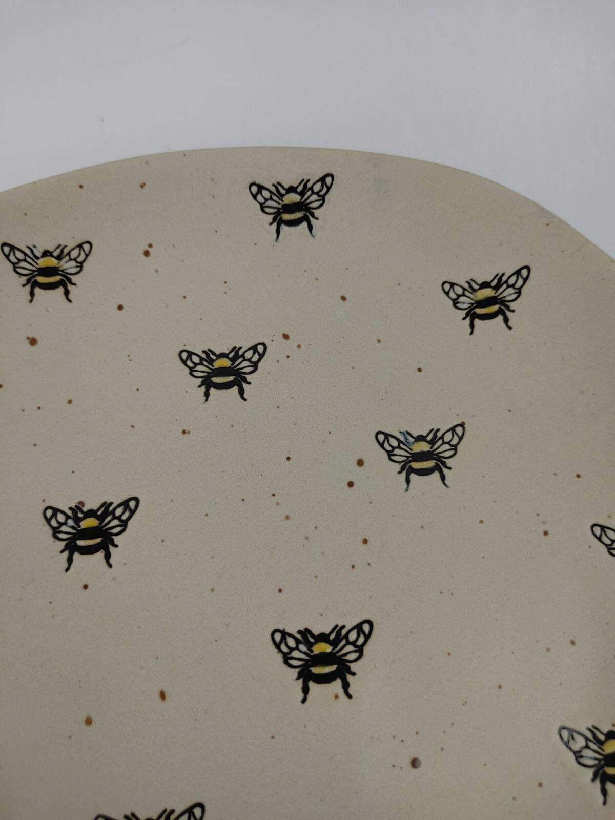 4 Spectrum Designz Barney Bee Repeat Salad Plates Farmhouse Country ...