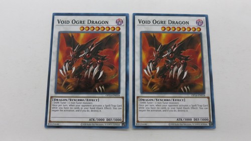 2x VOID OGRE DRAGON SYNCHRO UNLIMITED OP14-EN018 COMMON YUGIOH PACK ...