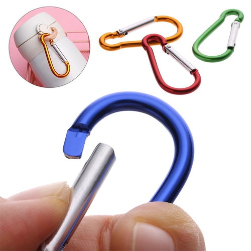 Alloy Outdoor Tool Keychain Buckles Carabiner Spring Quickdraws Clip ...