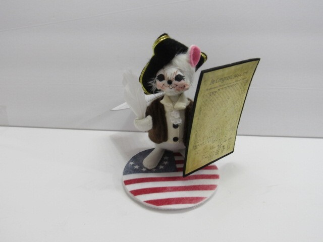 Annalee 5” Declaration Of Independence Mouse Colonial 2020 Patriotic ...