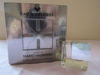 Mario Valentino Eau D' Essence Parfum Miniature 5ml Women's Vintage ...