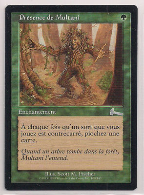 MTG Magic ULG - Multani's Presence/Présence de Multani, French/VF | eBay