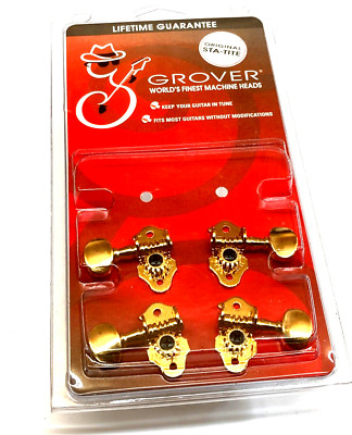 Grover Sta-Tite Gold Geared Dulcimer Tuners/Machines/Tuning Pegs 708G ...