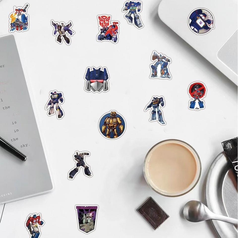 50 Pcs/Set Transformers G1 Autobot Decepticon Decal Waterproof Vinyl ...