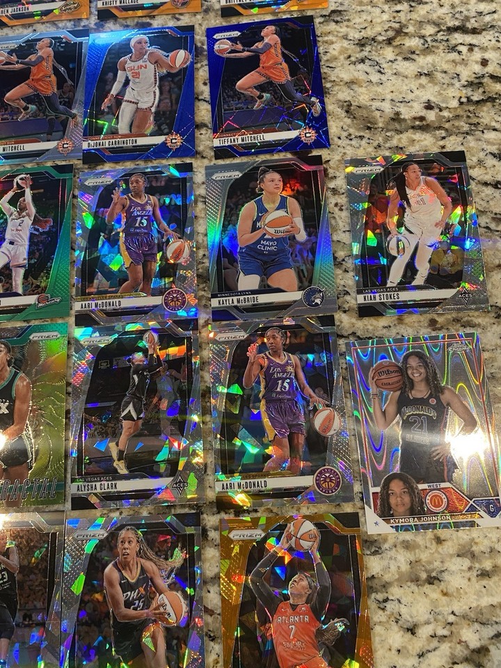 WNBA Card Lot(50) Ice, Orange Ice, Silvers, Orange Velocity, More, All ...