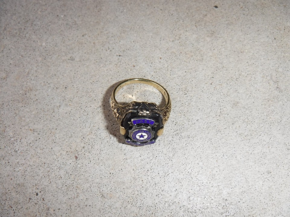 10K GOLD AMERICAN LEGION AUXILIARY AWARD RING 4.7 GR BULLION GOLD | eBay