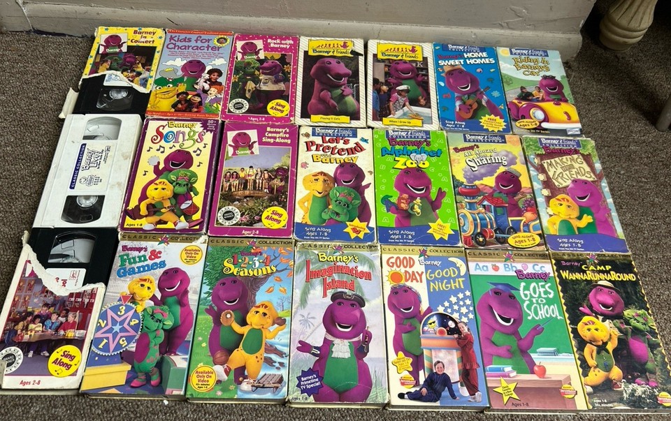 Barney VHS Collection Lot Of 21 Movies | eBay