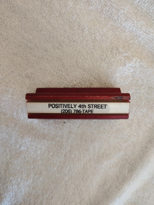 VINATGE CHECK STAMP POSITIVELY 4TH STREET RECORDS OLYMPIA WASHINGTON | eBay