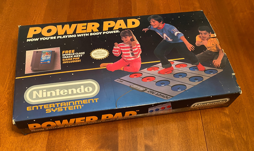 brand new POWER PAD nintendo nes complete in box game factory sealed in ...