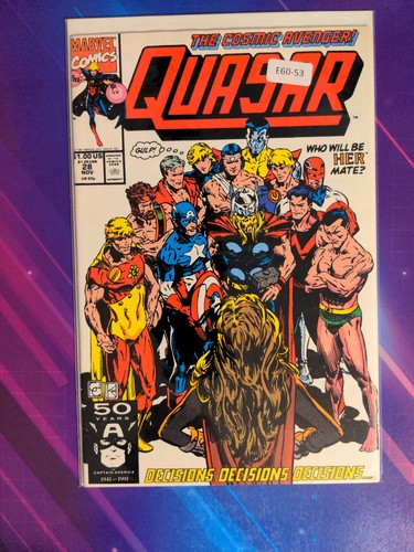 QUASAR #28 HIGH GRADE MARVEL COMIC BOOK E60-53 | eBay
