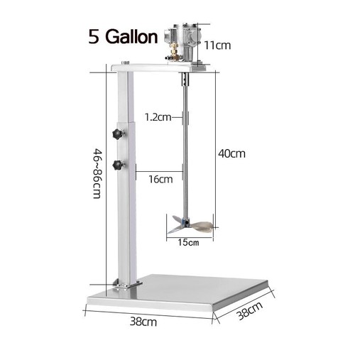 Pneumatic Mixer Industrial Lift Paint Agitator Small-Ton Drum Dispersed ...