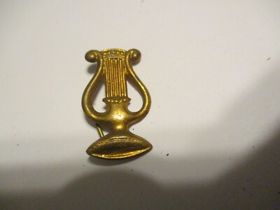 Lyre musical instrument bandsmen military school musicians lyre badge ...
