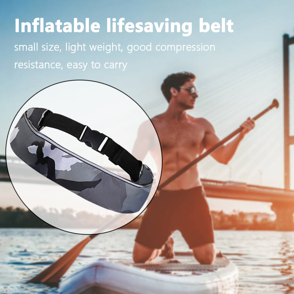 Inflatable Drifting Safety Belt 100N Survival Suit Outdoor Accessories ...
