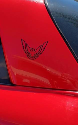 Trans Am Rear roof A pillar Panel Decal Sticker set x2 - 93-02 Trans Am ...