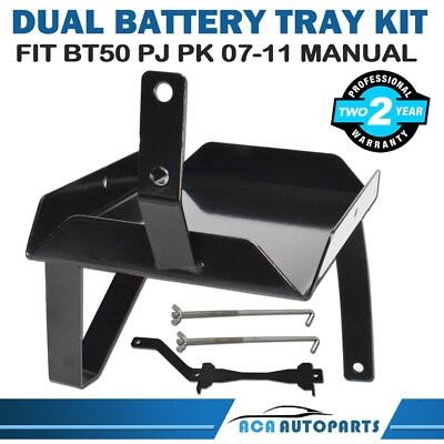 Fit Mazda BT-50 BT50 UN Manual 2.5L 3.0L Diesel Dual Battery Tray Kit ...