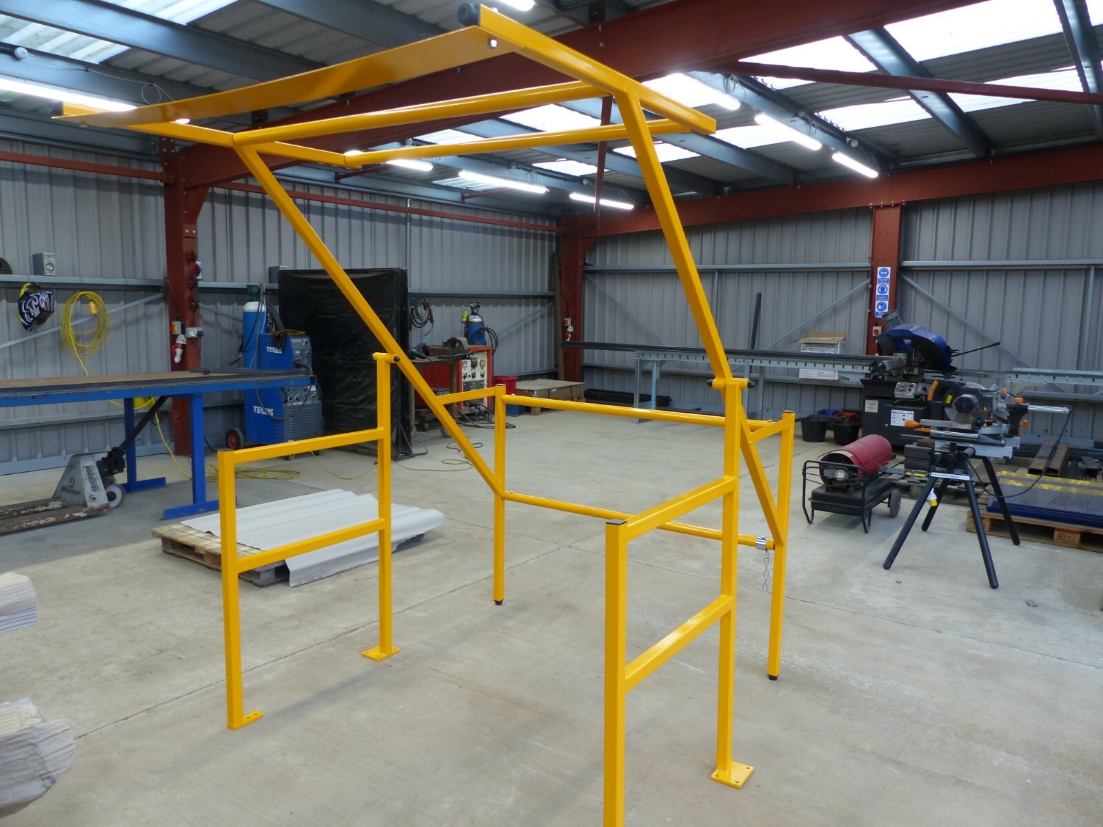 New Mezzanine Floor Pallet Gate Up & Over, Loading Gate, mezz floor ...