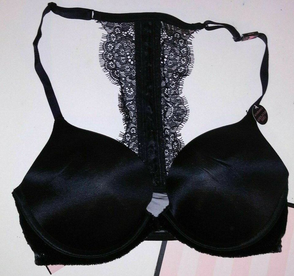 VICTORIA SECRET BOMBSHELL BRA ADD 2 CUP PLUNGE Super Push UP NEW Shine ...