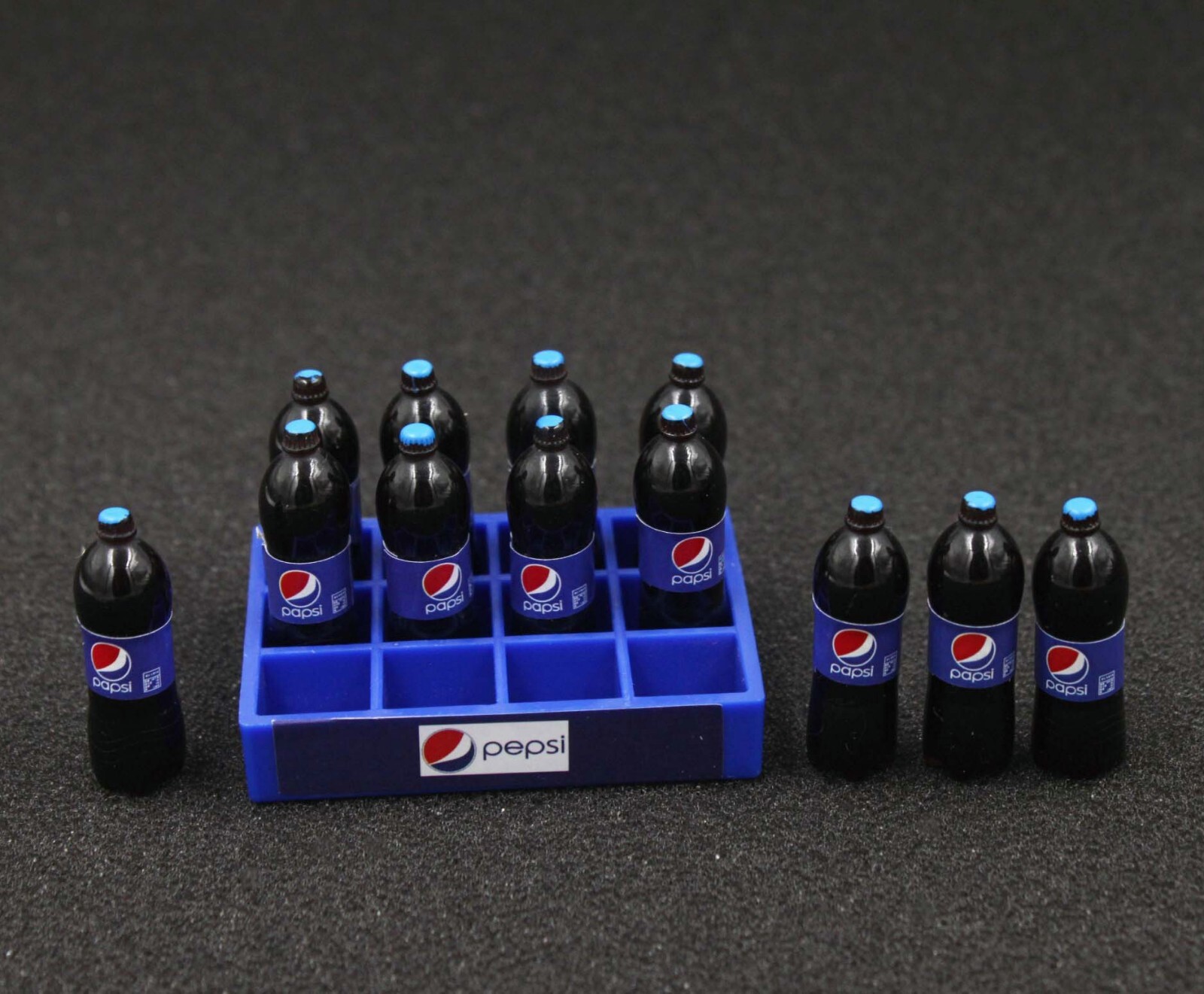 12 x 1/6 Pepsi bottle & crate for 12" figure Miniature Dollhouse Drink ...