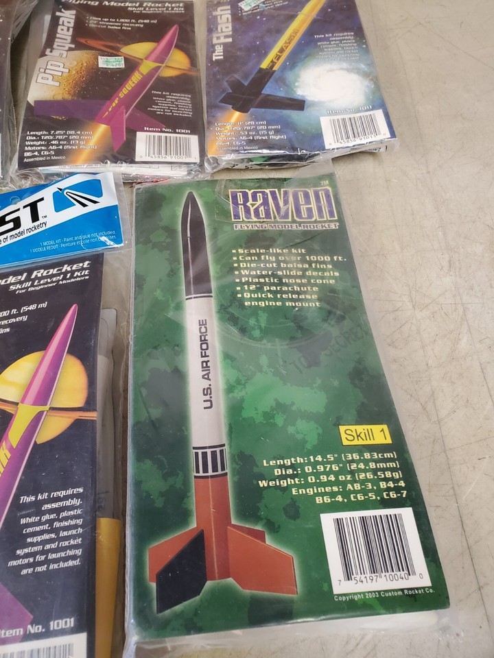 Vintage Flying Model Rocket Kits (6) | eBay
