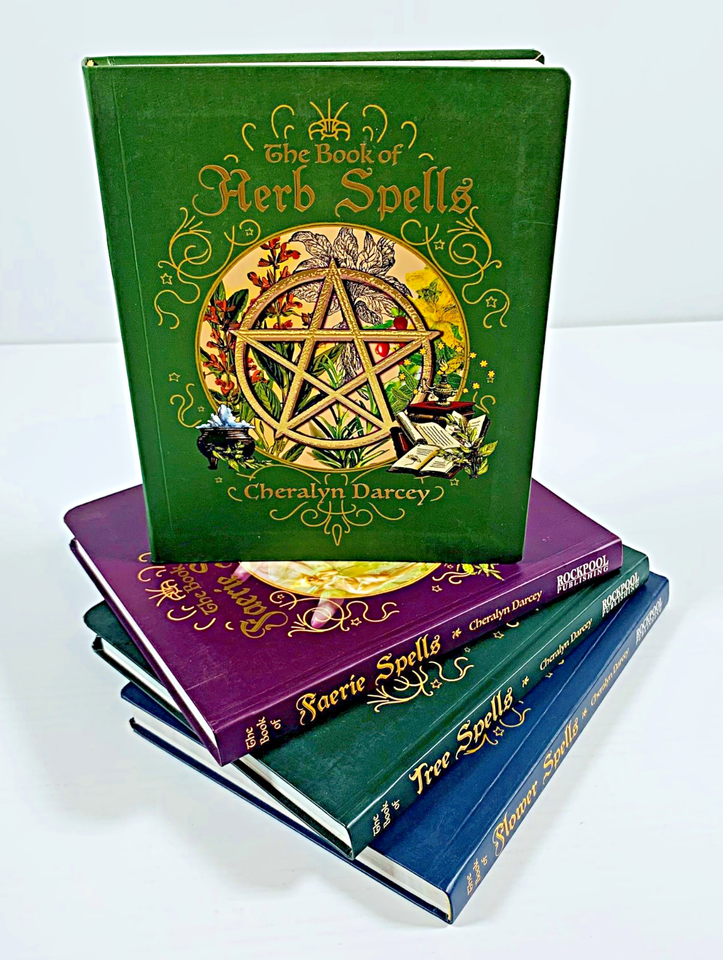 Cheralyn Darcey 4 Books of Spells - Herb Faerie Tree Flower (Paperbacks ...