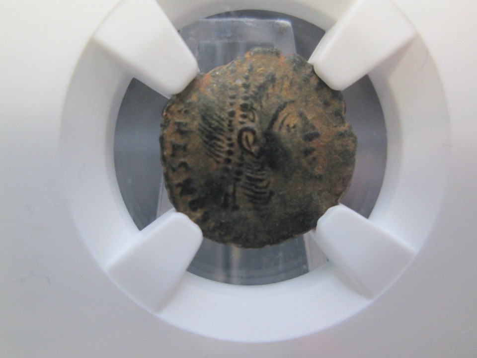 Roman Empire Constantius II AD 337-361 AE4 BI Nummus Coin NGC | eBay