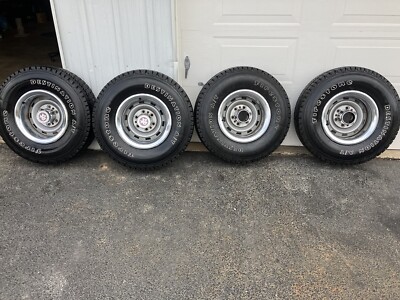 1967-1987 Chevy K5 Blazer C10 Truck 4x4 6 Lug 15x8 Rally Wheels No ...