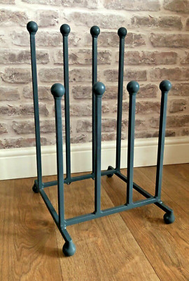 Wrought Iron Wellington Boot Stand Wellie Boot Rack Welly Wellies Boot ...