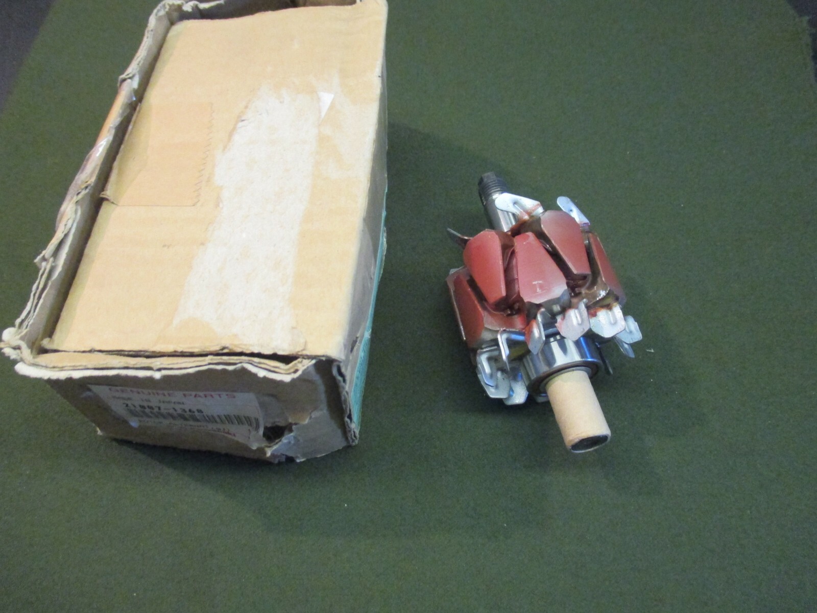 KAWASAKI MULE 3010 2510 4010 DIESEL ALTERNATOR ROTOR NOS OEM 21007-1368 ...