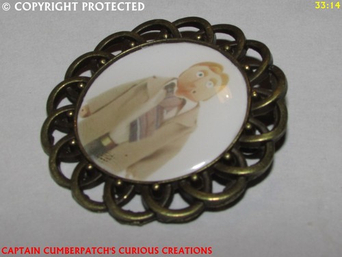 steampunk brooch badge pin DCI Gene Hunt Life On Mars Camberwick Green ...