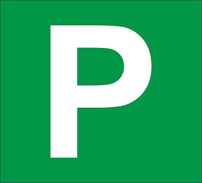 Sticker decal car P plate green provisional probationary driver licence ...
