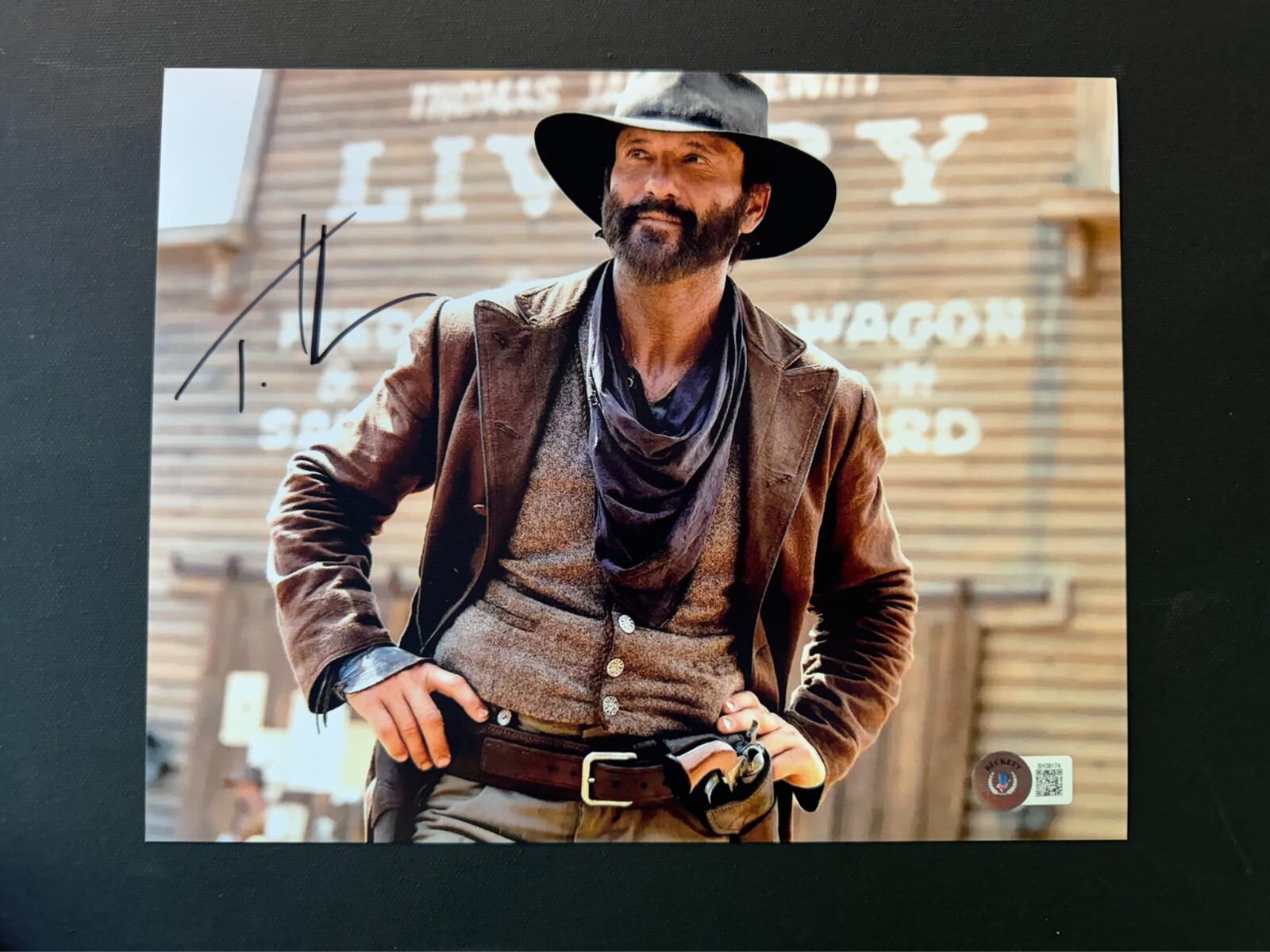 Tim McGraw Rare! autographed signed 1883 Yellowstone 8x10 photo Beckett ...