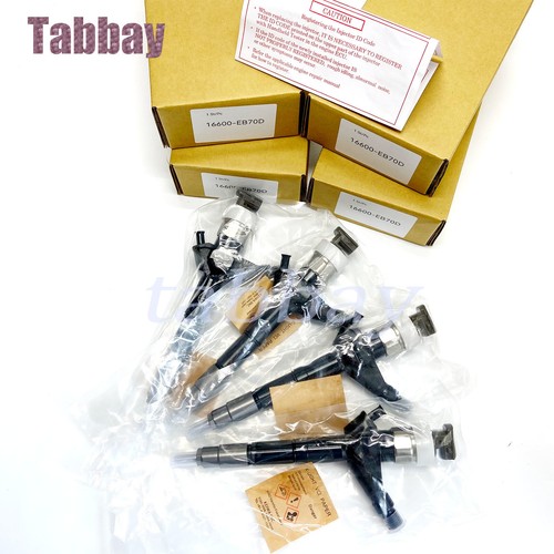 4Pcs Diesel Injector 095000-6250 for 16600-EB70D Nissan Navara ...
